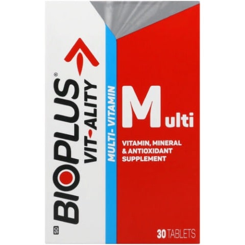 Bioplus Vit-ality Multivitamin Tablets 30’s – SHELLY BEACH PHARMACY