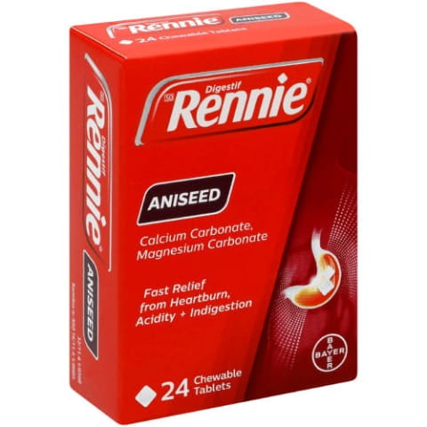 Rennie Antacid 24 Tablets – SHELLY BEACH PHARMACY