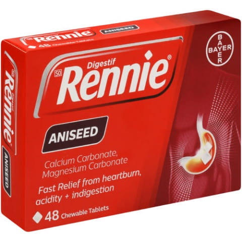 Rennie Antacid 48 Tablets – SHELLY BEACH PHARMACY