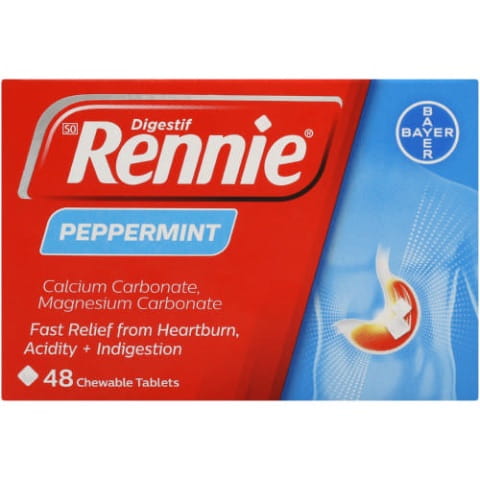 Rennie Antacid 48 Tablets – SHELLY BEACH PHARMACY
